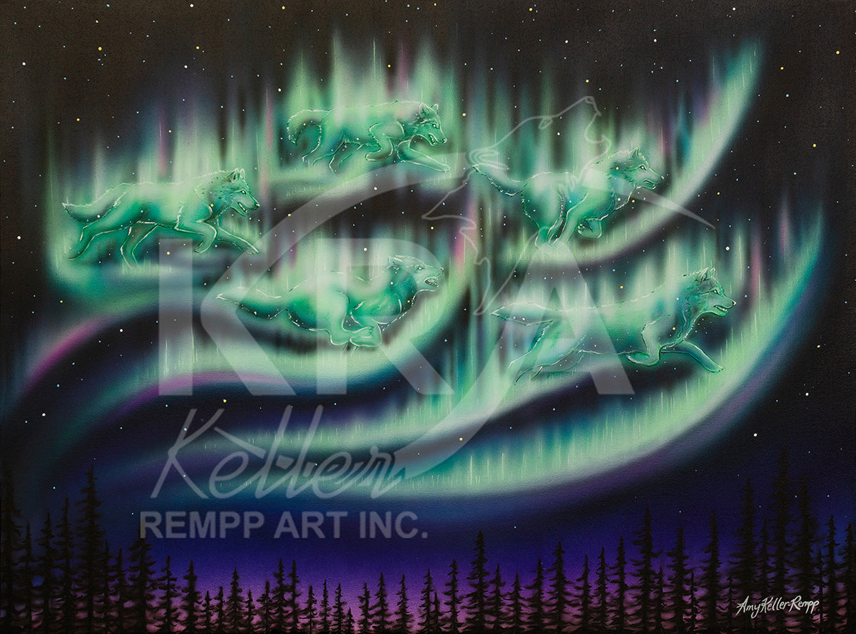 Original - Sky Dance - Dream Hunters - 18x24