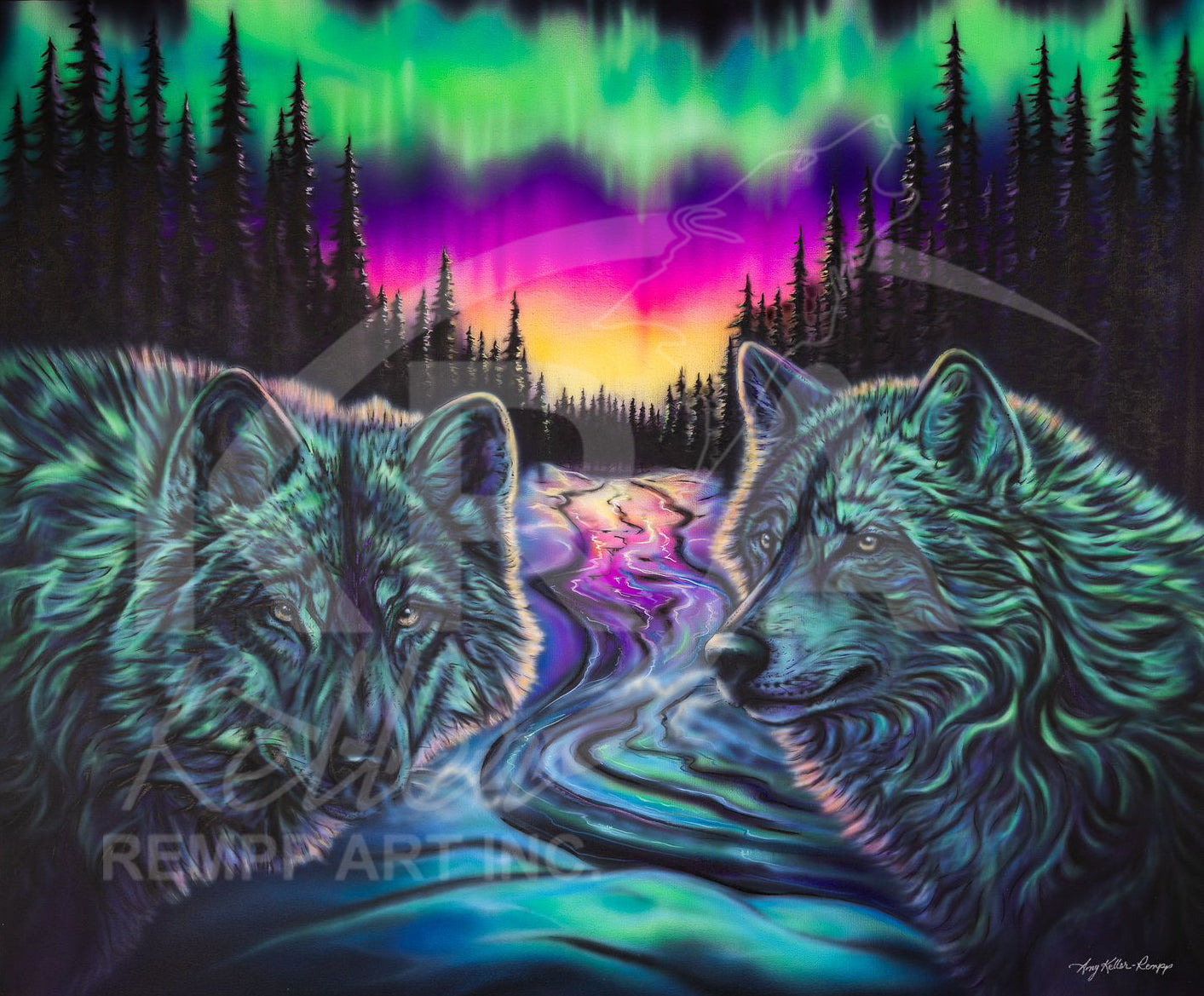 Original - Sky Dance - Wild Harmony - 30x36